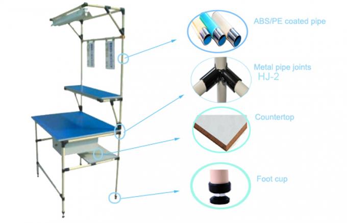 Plastic Coated Structural Pipe Fittings , Flexible Recycled Pipe Adjuster